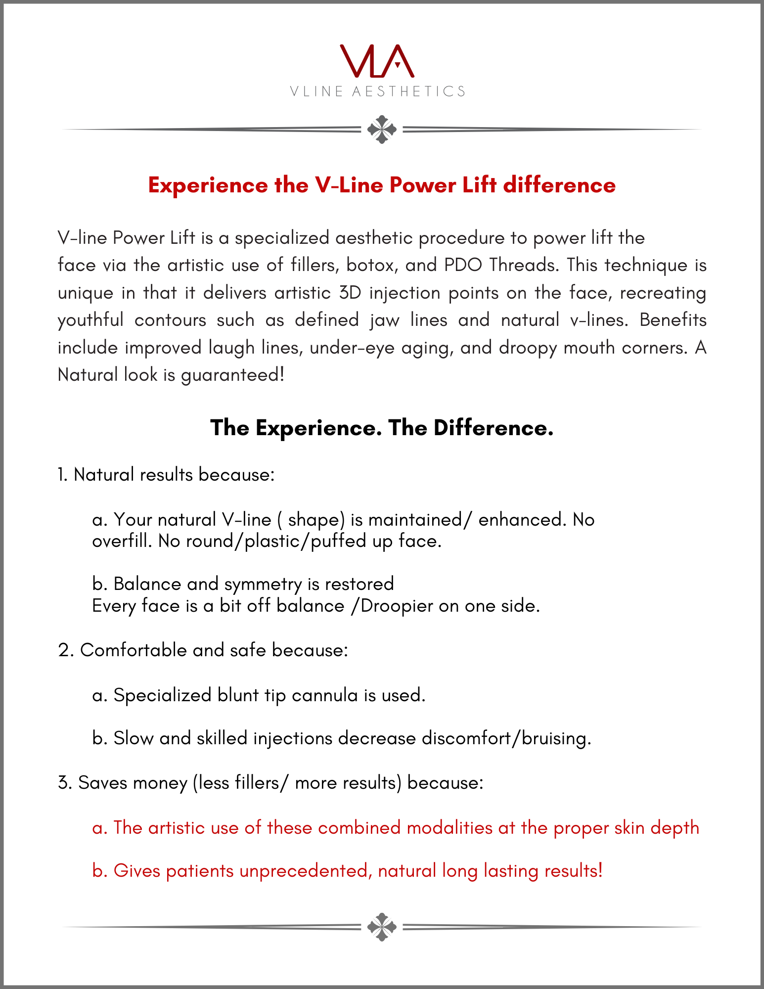 A Quick Overview - V LINE AESTHETICS