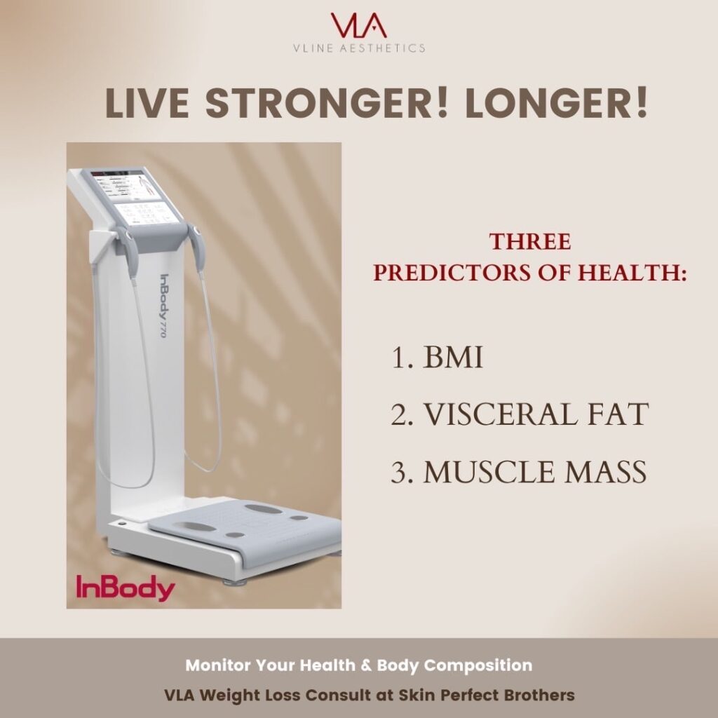 Step 5: InBody Full-Body Scan - V LINE AESTHETICS